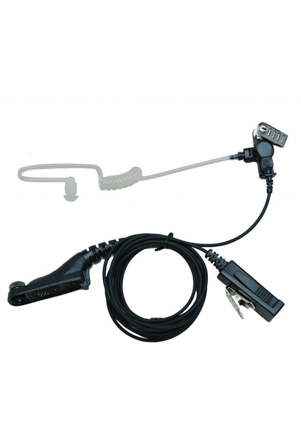 Acoustic Tube 2-Wire EP w/ Palm Mic & PTT | Apex Radio Systems